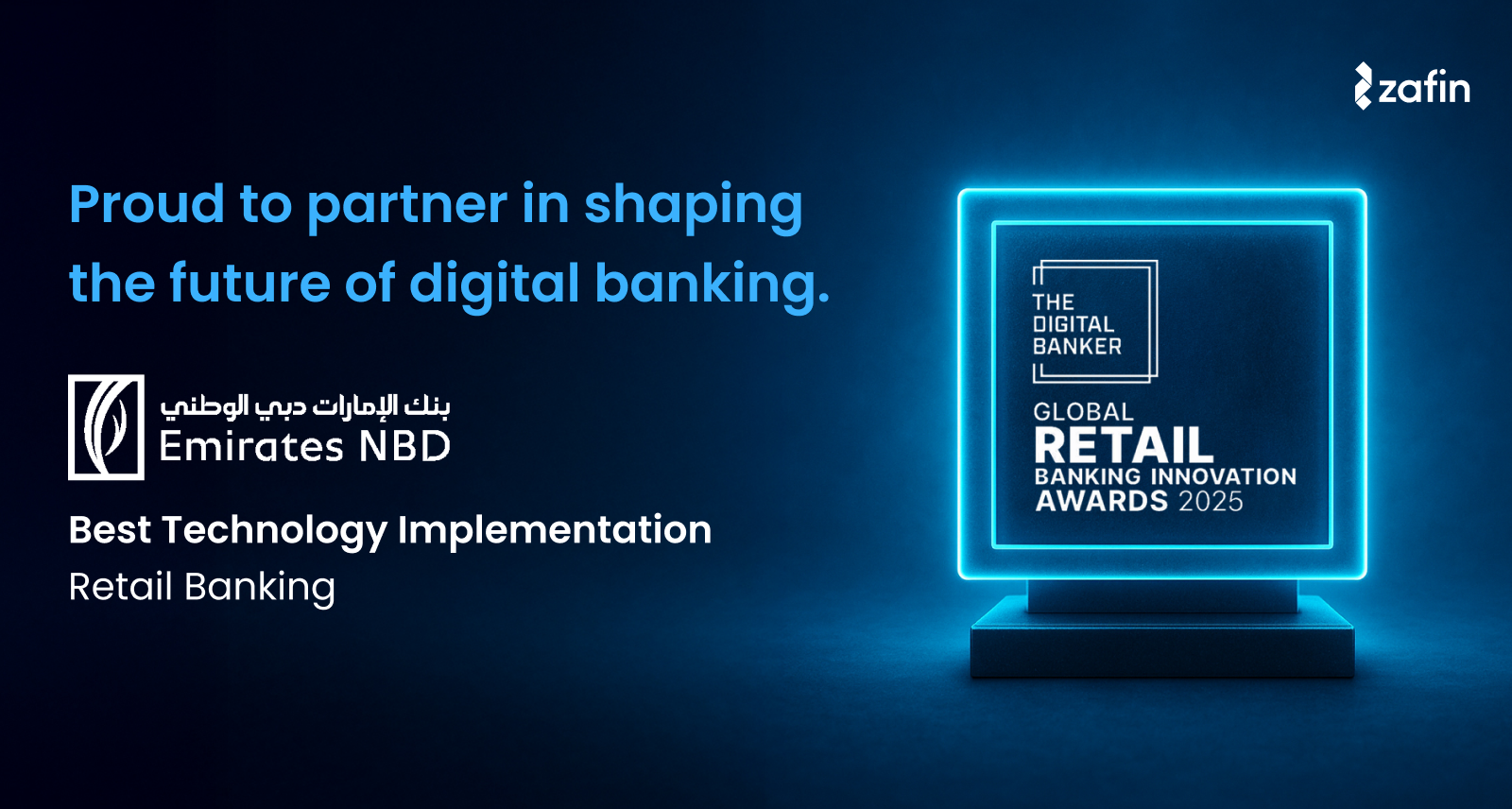 Zafin and Emirates NBD Win Digital Banker's Best Tech Implementation ...